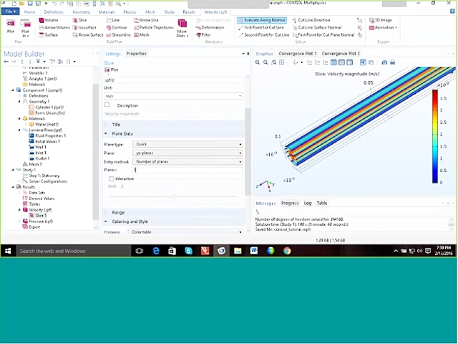 COMSOL tutorial part 3