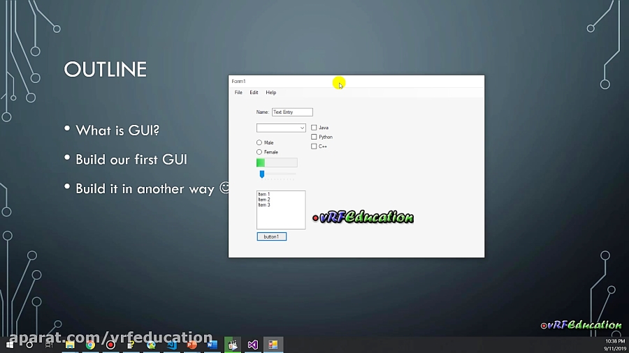GUI در پایتون