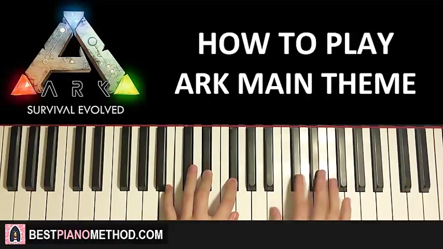 HOW TO PLAY - ARK Survival Evolved - Main Theme Music (Piano Tutorial ...
