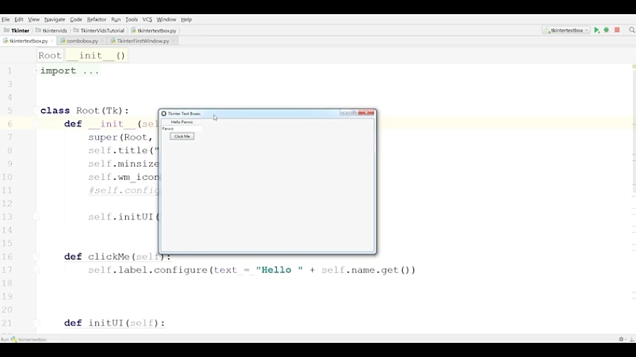6 TKinter Python Combobox