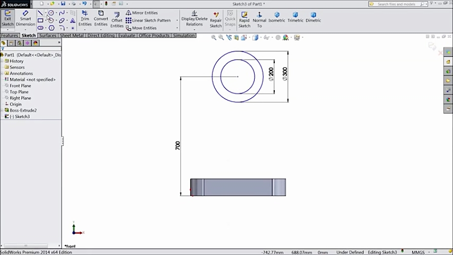 SolidWorks tutorial | Design and Assembly of Pulley in SolidWorks