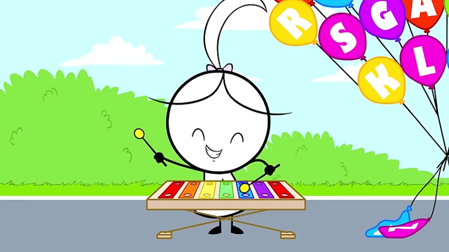 انیمیشن دوقلوهای خِنگ - EK Twins Doodles - Alphabet Colored Balloons