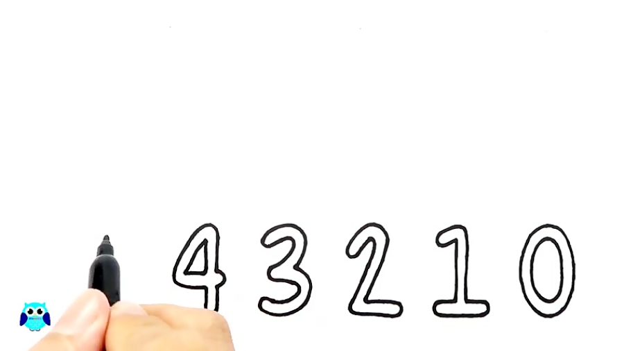 How to Draw Number for Baby