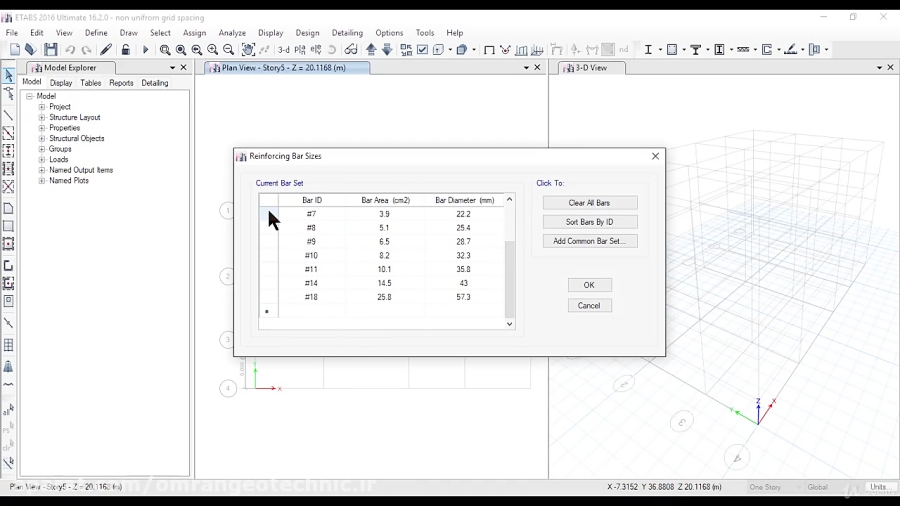 7.13. Define Reinforcing Bar Sizes
