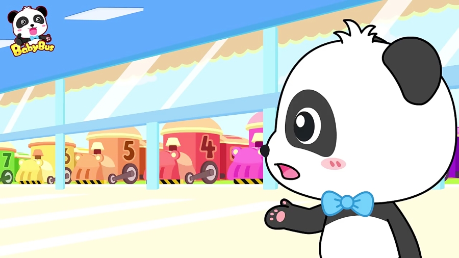 Magical Flying Train | Baby Panda's Castle Trip | BabyBus Cartoon