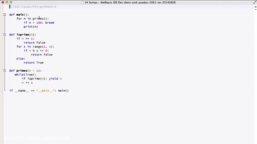 15- ‌نظرها در Python پایتون