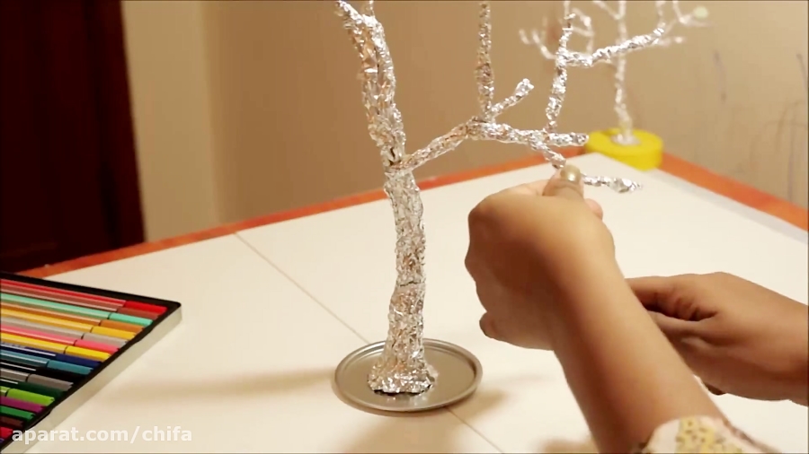 آموزش کاردستی درخت شجره نامه بسیار زیبا - چیفا