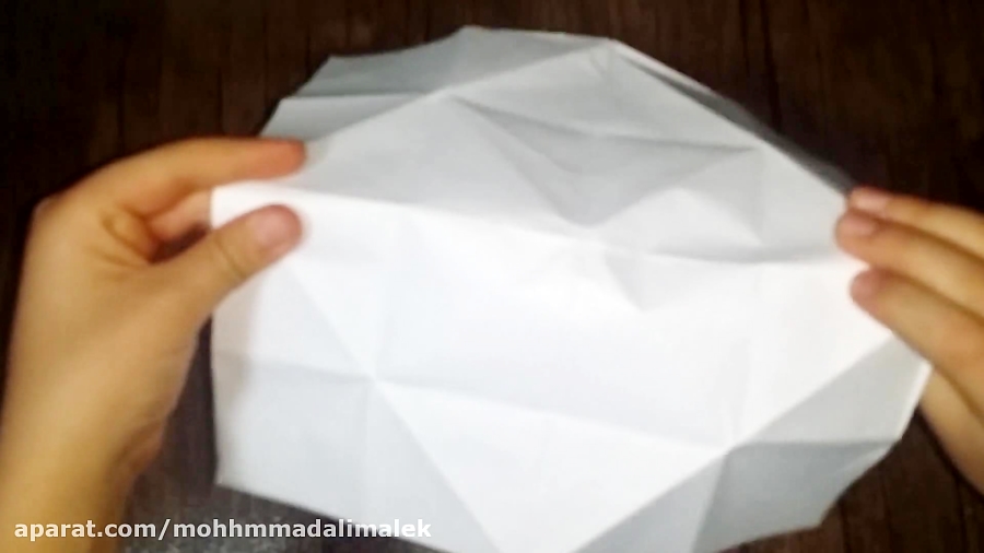 آموزش ساخت نمکدان کاغذی