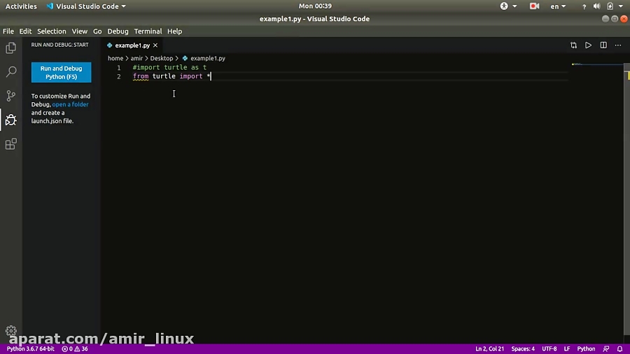 آموزش پایتون کتابخانه ها و کار گرافیکی دیدئو dideo