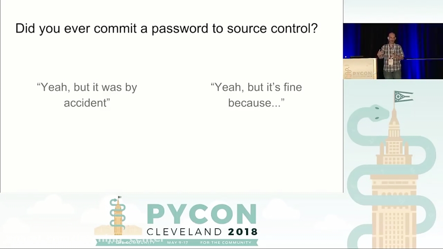 Miguel Grinberg - Oops! I Committed My Password To GitHub! - PyCon 2018