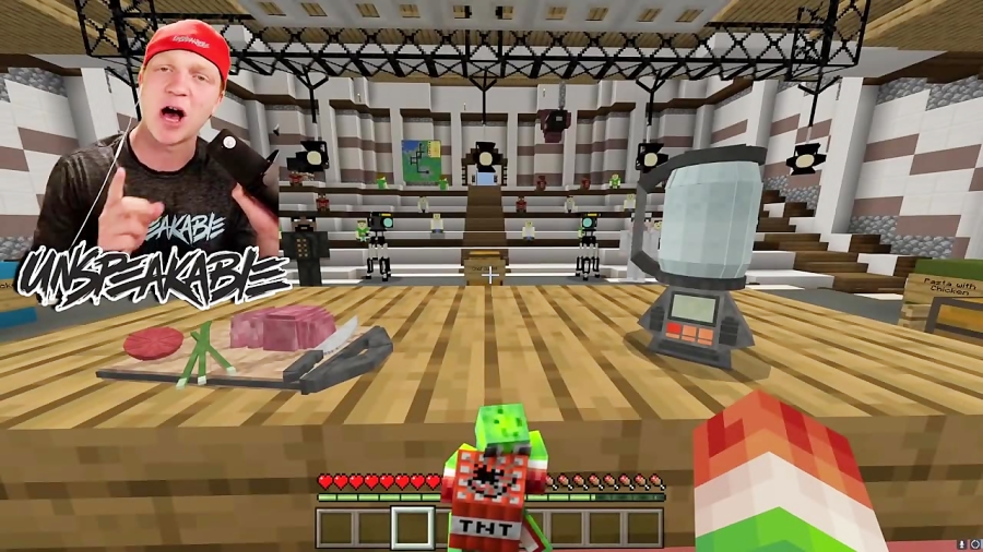 WORKING AS A CHEF IN A MINECRAFT KITCHEN!