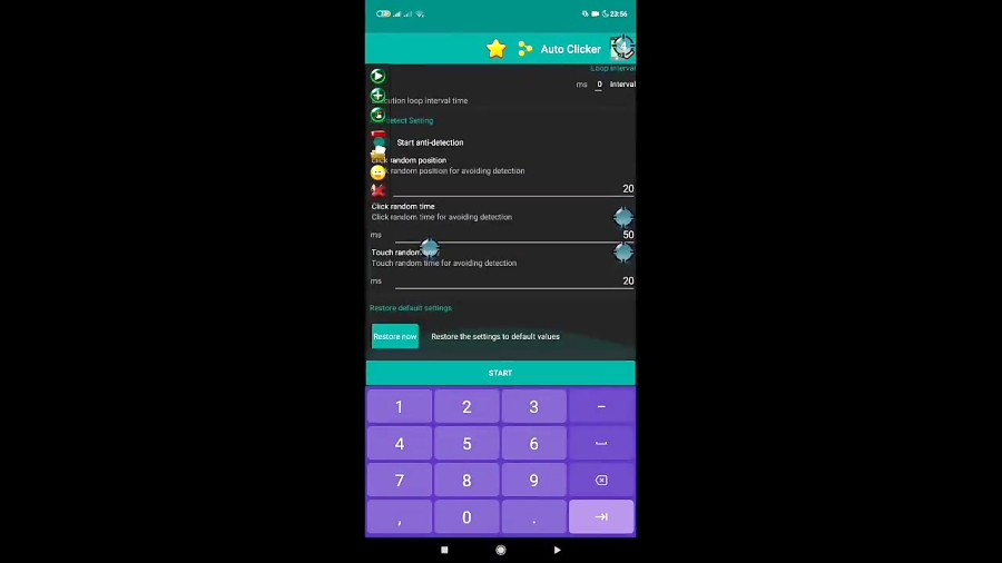 Random interval auto clicker - attaia