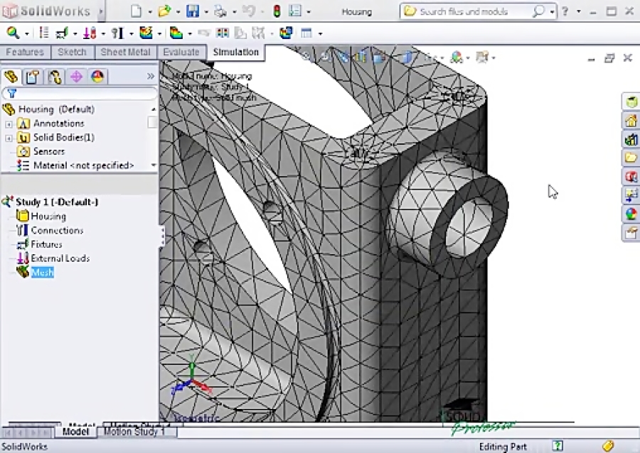 3.Meshing - 2.Solid vs. Shell Mesh