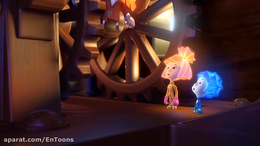 کارتون زبان انگلیسی The Fixies | Under Fire From Giant Bubbles