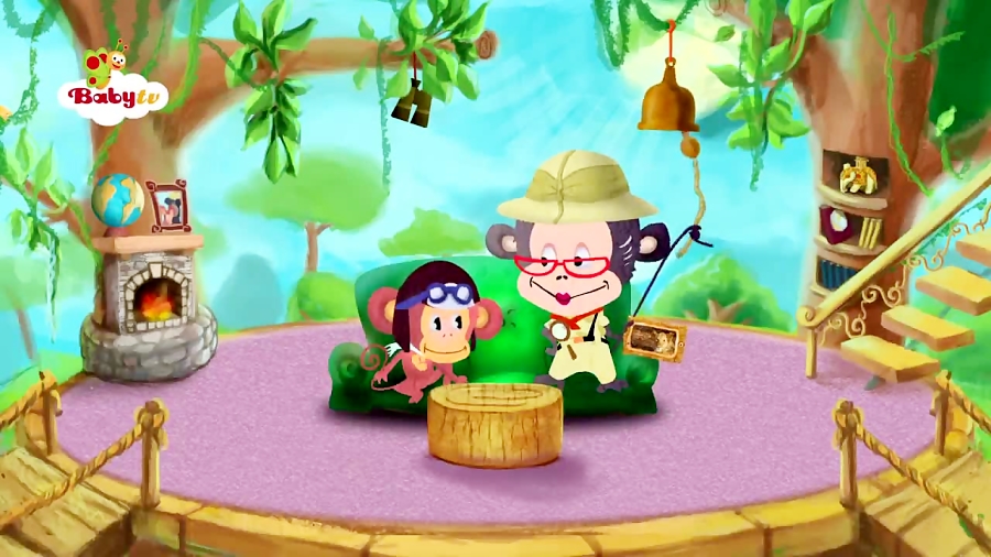 کارتون کودکانه کوتاه -Bird Riddle Games With Animals BabyTV