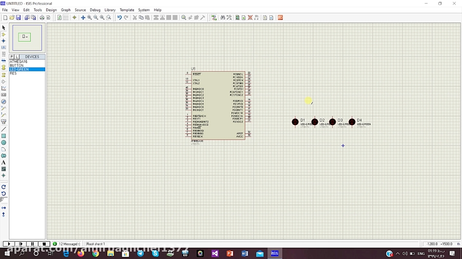 روشن و خاموش کردن LED با کلید پارت اول(1)
