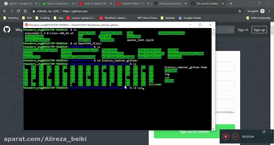 GitHub Basics for OpenFOAM