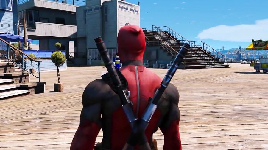 نبرد ابر قهرمانان Goku Vegeta VS Deadpool - EPIC BATTLE