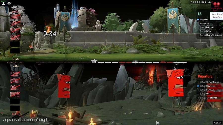 دوتا 2 بازی (last stand - pepe fury) خرداد سطح 3