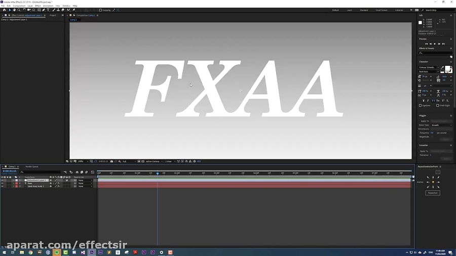 Free FXAA Plugin for After Effects - Tutorial