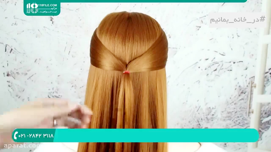 آموزش شینیون مو | مدل شینیون مو | شینیون مو عروس (شینیون اروپایی)