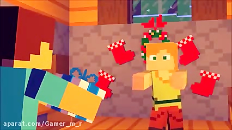 انیمیشن الکس و استیو در ماینکرافت دیدئو Dideo