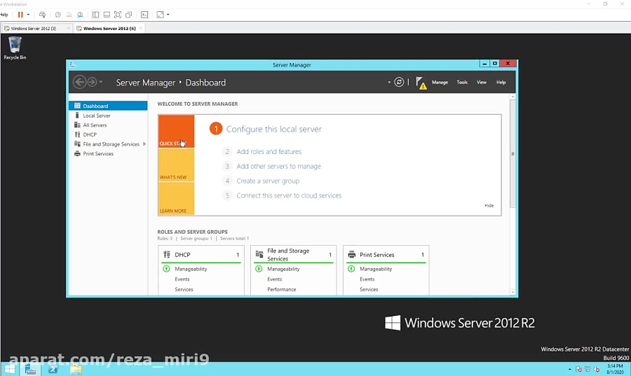 راه اندازی file server
