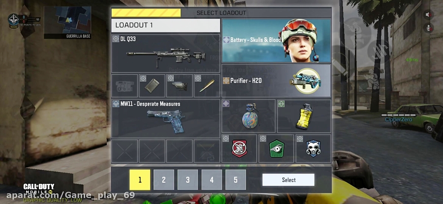 گیم پلی calaf duty mobile