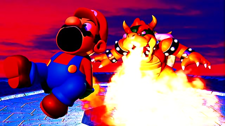 Mario screaming MAMA