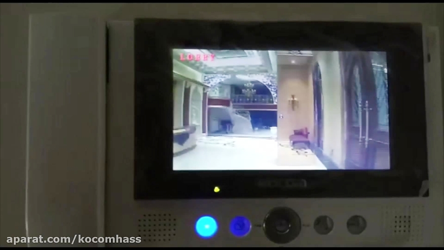 نصب مانیتور آیفون تصویری مدل kcv-802ev کوکوم (7)