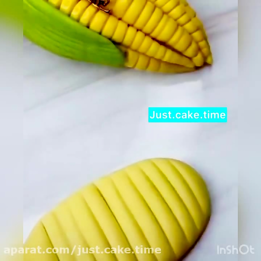 آموزش ذرت فوندانت |Fondant corn tutorial