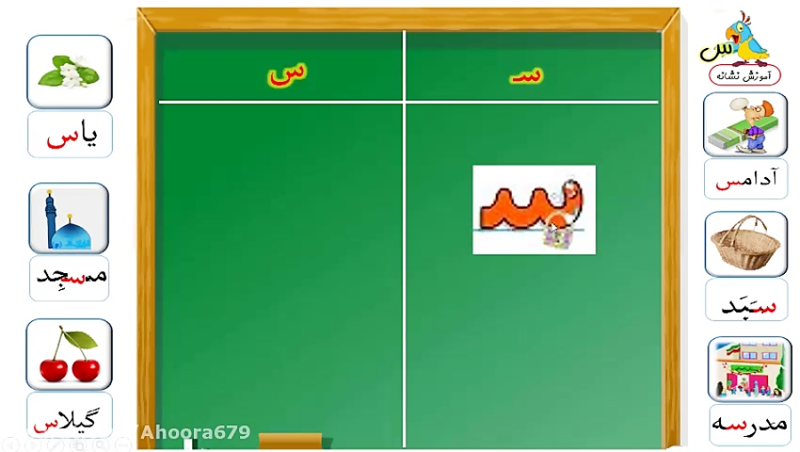 تدریس نشانه سـ س