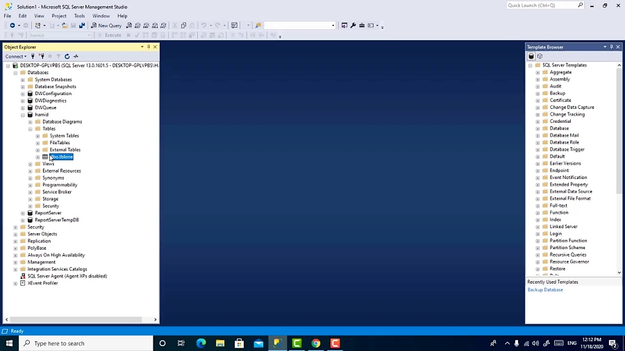 جلسه دهم آموزش مقدماتی microsoft sql server