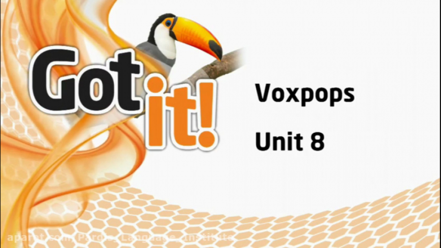 Got it! Starter Voxpop Unit 8