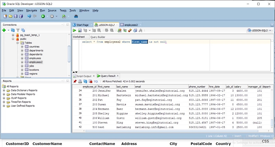 آمورش مقدماتی SQL- جلسه پنجم-دستورات اساسی SQL- بخش دوم