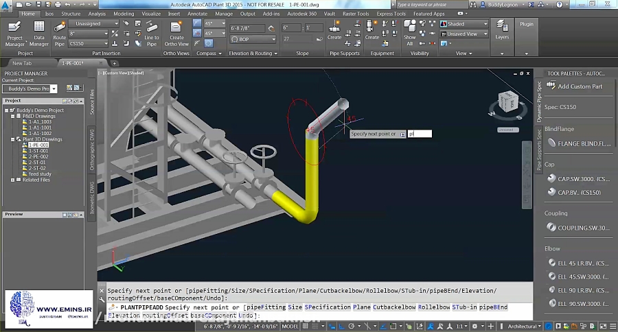 autocad plant 3d