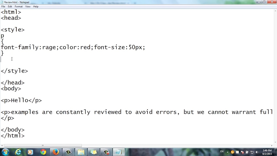 آموزش Html,Css مقدماتی(جلسه دوم)