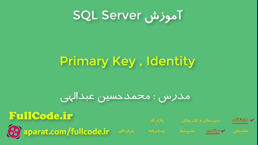 Primary Key , Identity