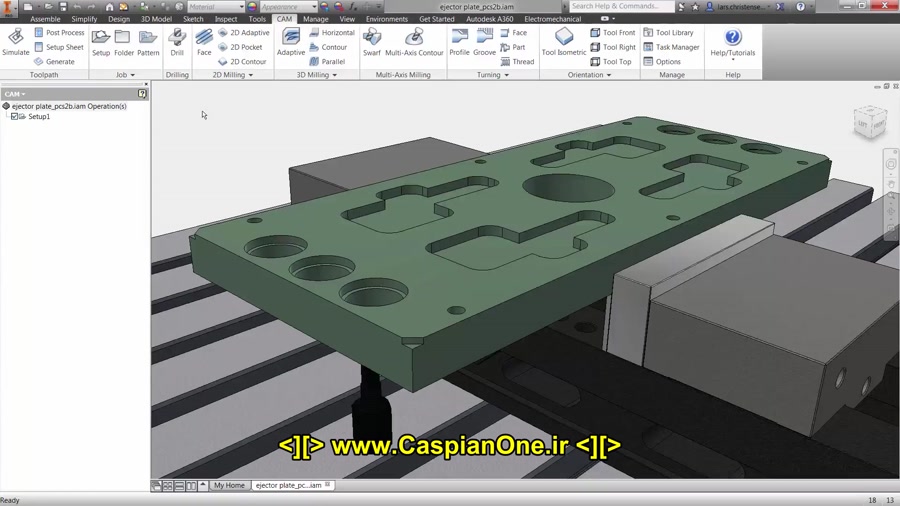 Inventor HSM Quick Tutorial on Facing