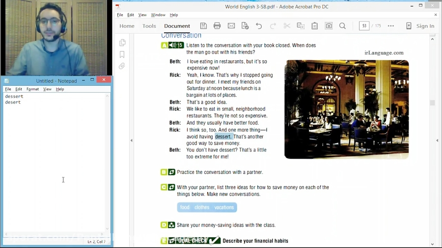 World English 3 Unit 4 Part A
