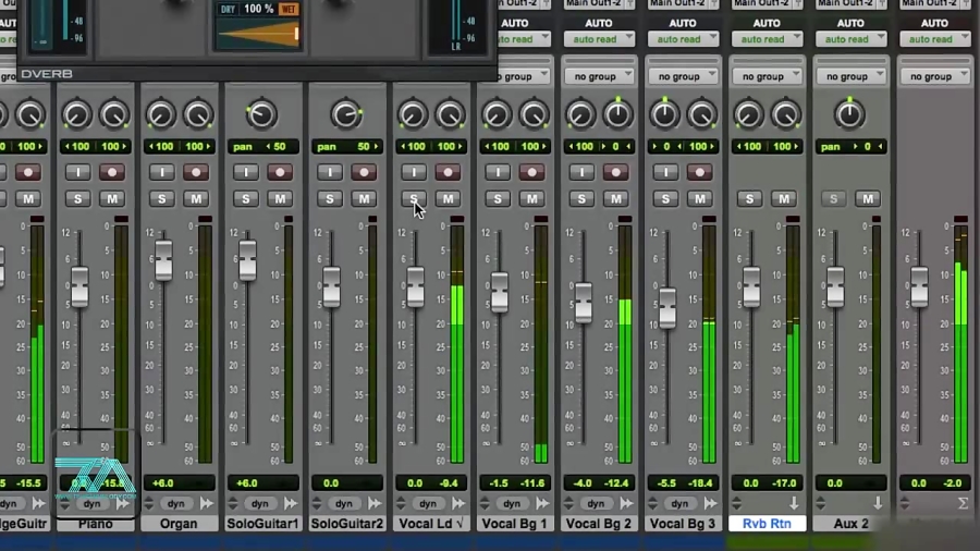 ۵- Reverb Sends And Returns
