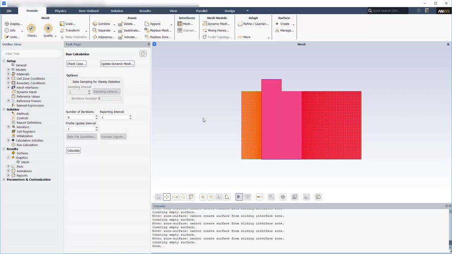 ANSYS Fluent - Overset Meshing and Dynamic Meshes
