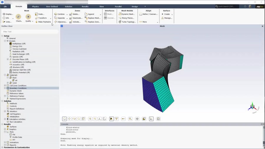 ANSYS Fluent Workspace Introduction