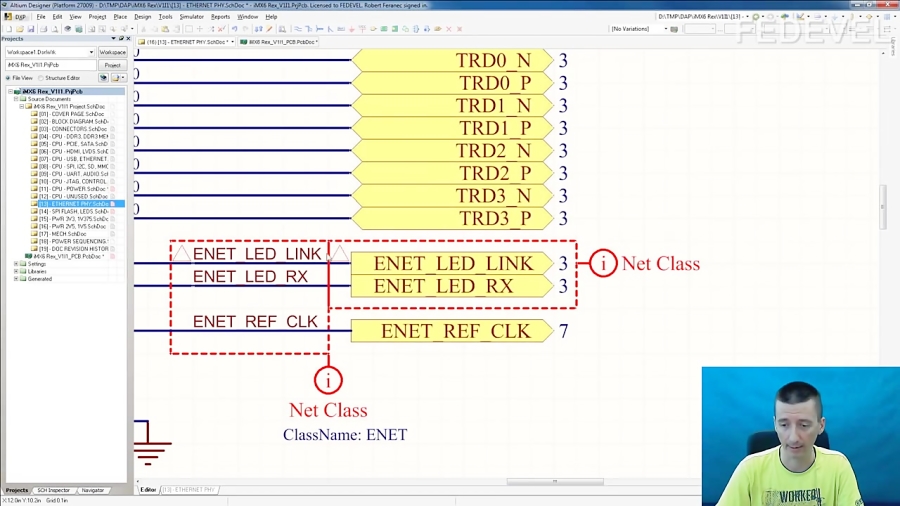 net class در Altium