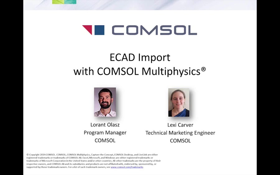 Importing ECAD PCB Design into COMSOL Multiphysics