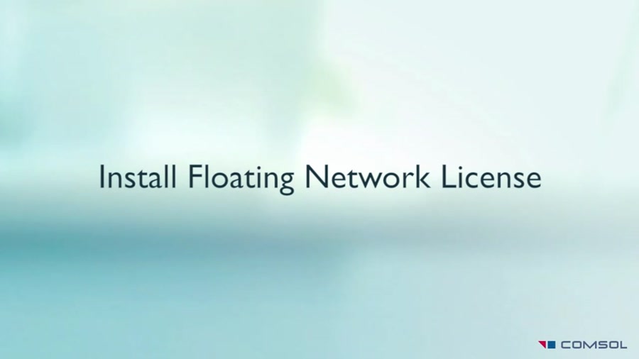 Installing Floating Network License