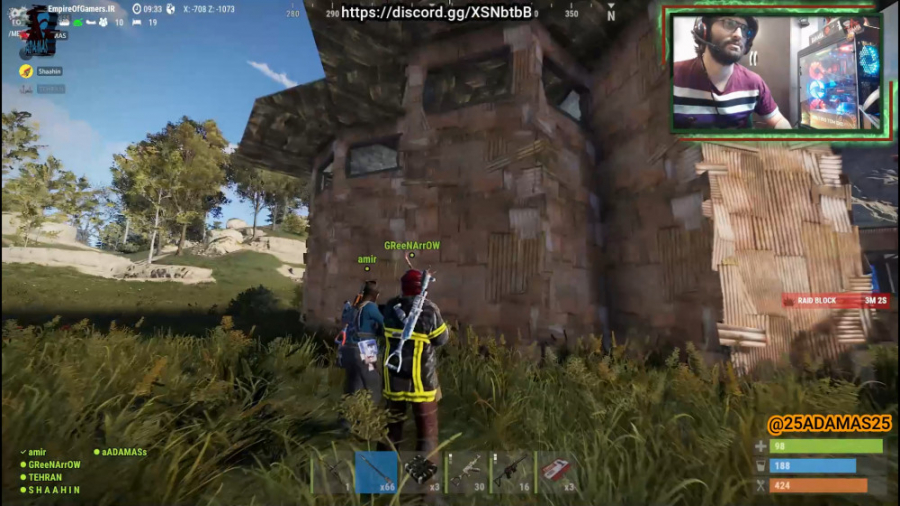 گیم پلی بازی RUST (راست) حمله به بِیس _ آنلاین رِید.. خخخ