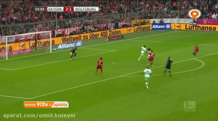 لواندوفسکی در9دقیقه 5 گل طوفان فوتبال