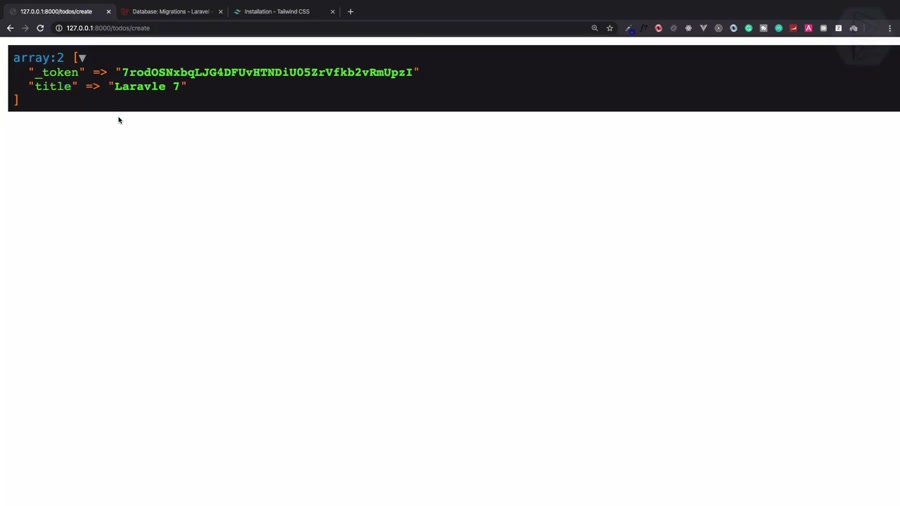 21 Laravel 7 for beginner - Todo List Mini Project 3 Store