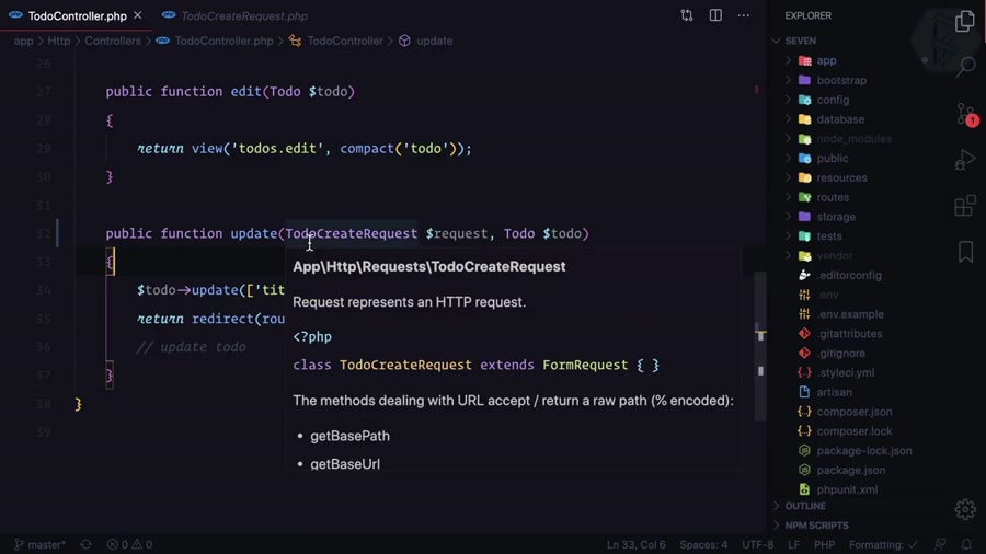 28 - Laravel 7 for beginner - Todo List Mini Project 10 Update Todo ...
